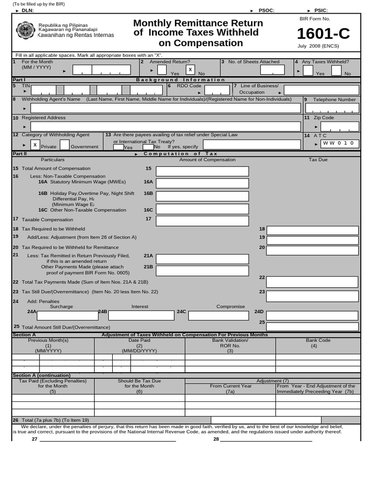 BIR FORMS | PDF | Taxes | Value Added Tax