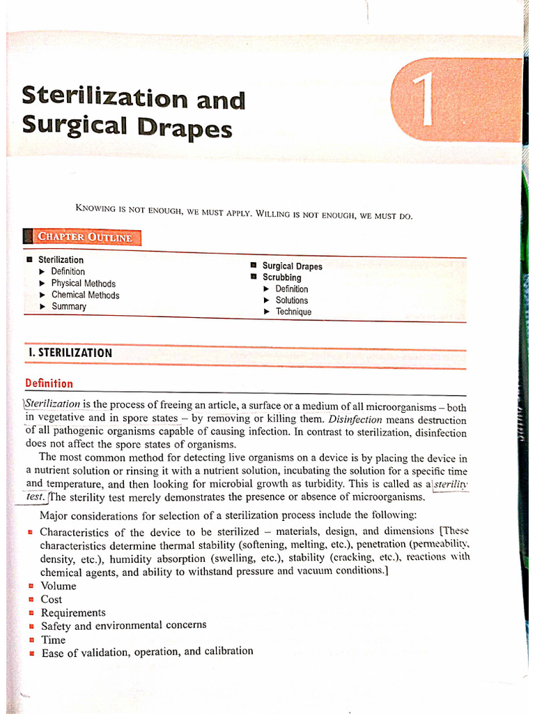 Sterilization | PDF