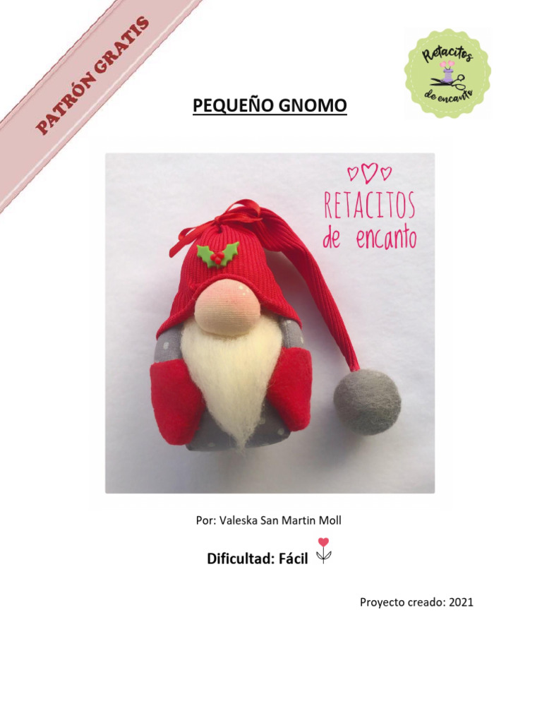 Tutorial para hacer un pequeño gnomo | PDF