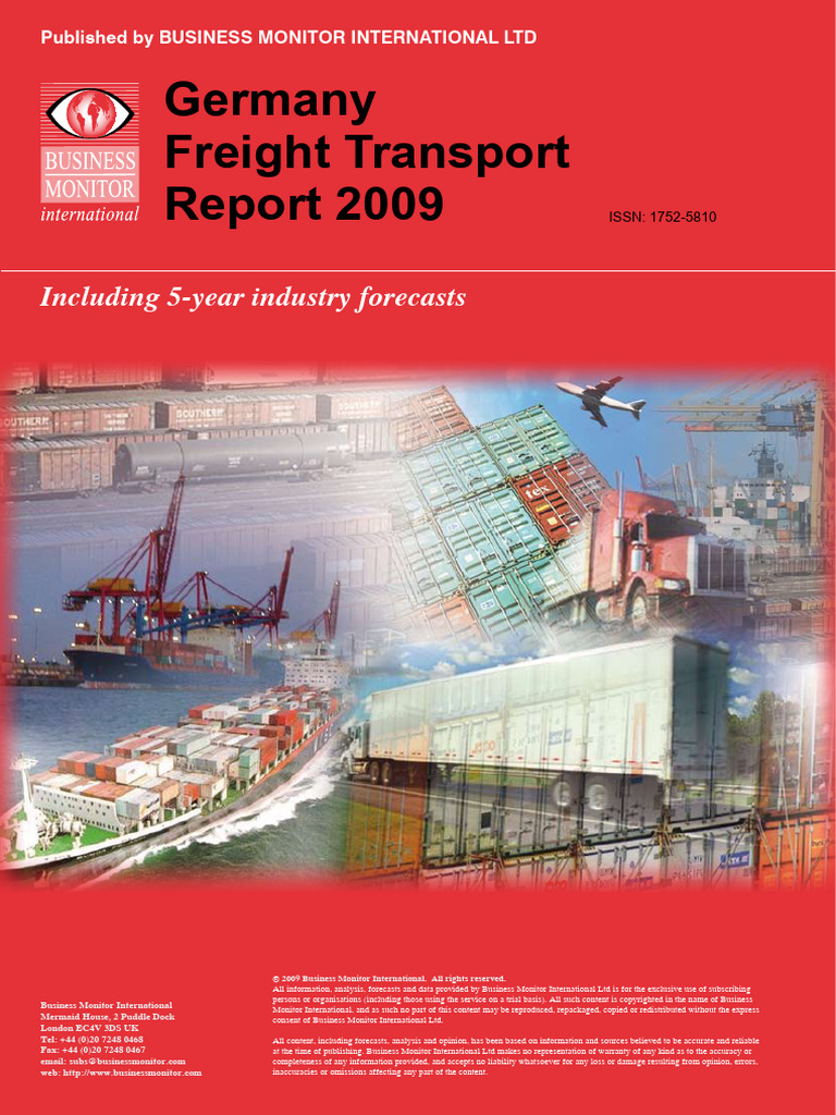 Rmany Freight Transport Repo | PDF | Rhine | European Union