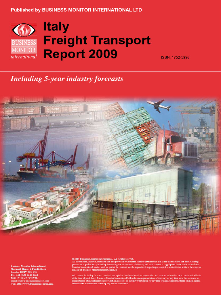 2009.italy Freight Transport Report | PDF | Airlines | Transport