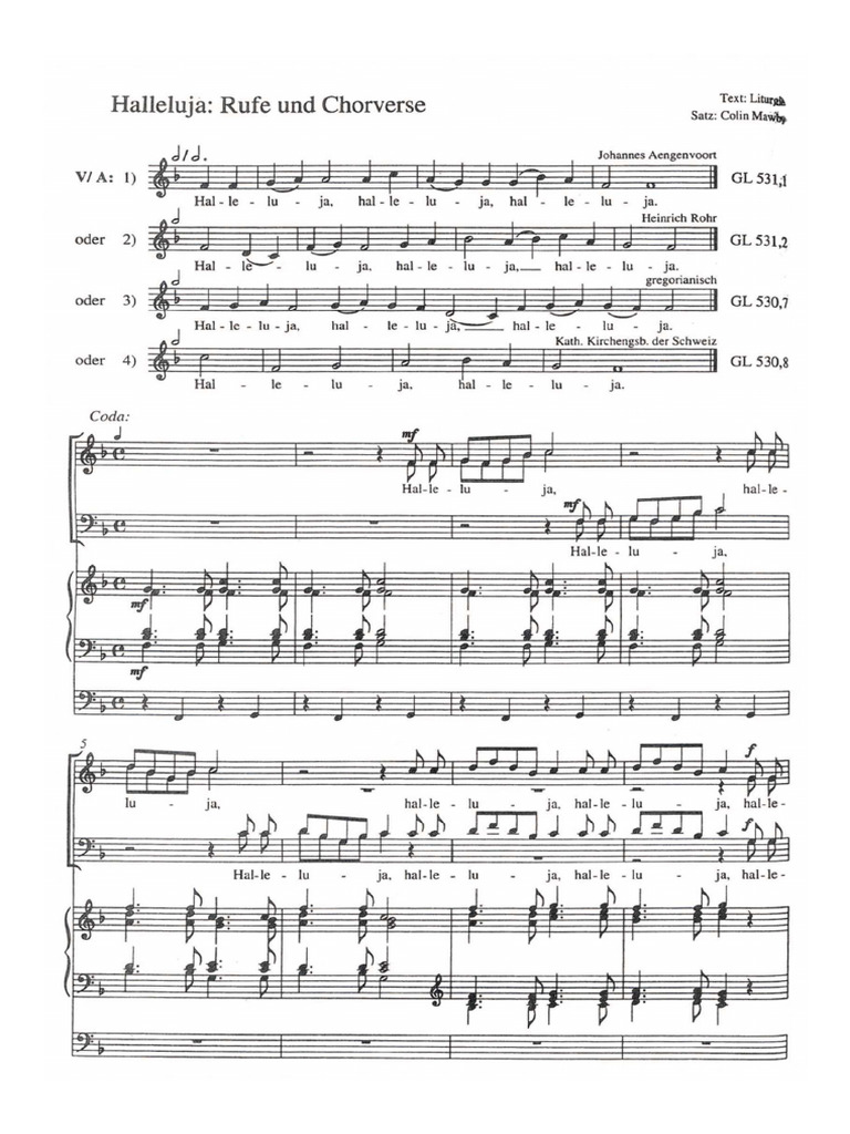 Alleluia Mawby | PDF