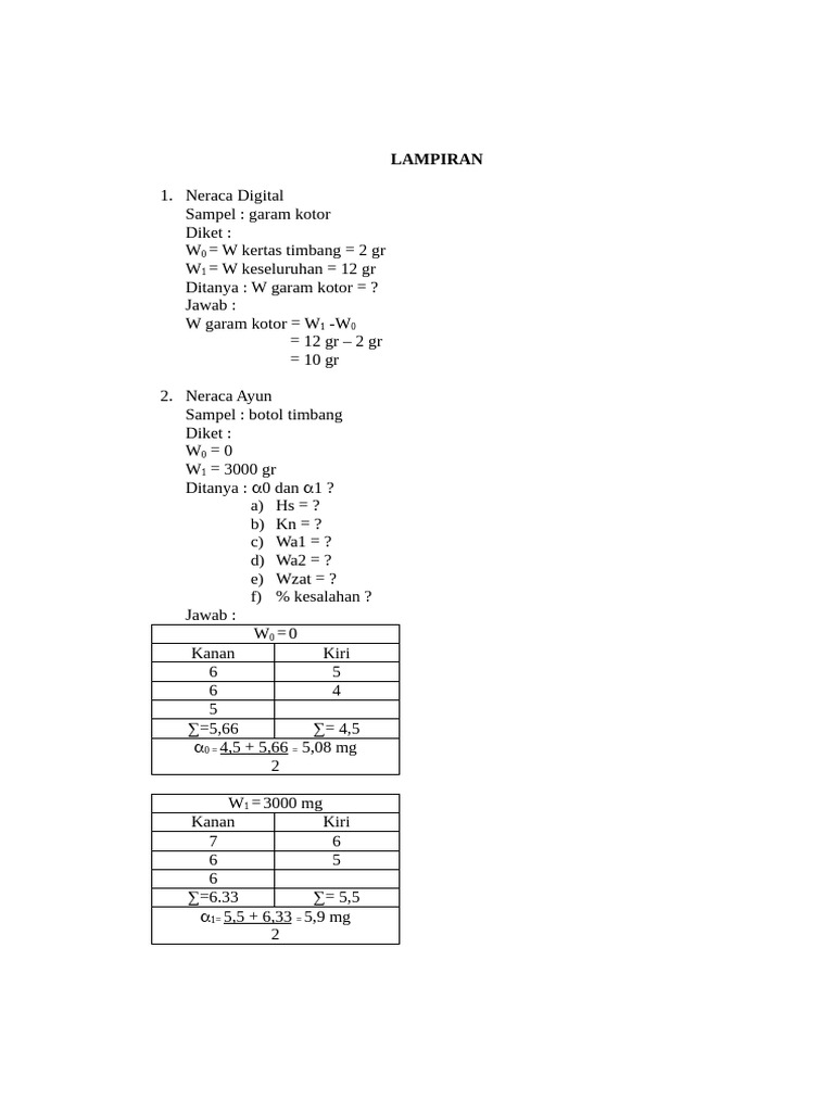 LAMPIRAN PENGENALAN NERACA - Jurnal - Bella | PDF