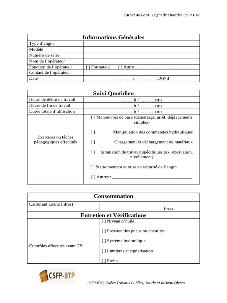 Carnet de reception | PDF
