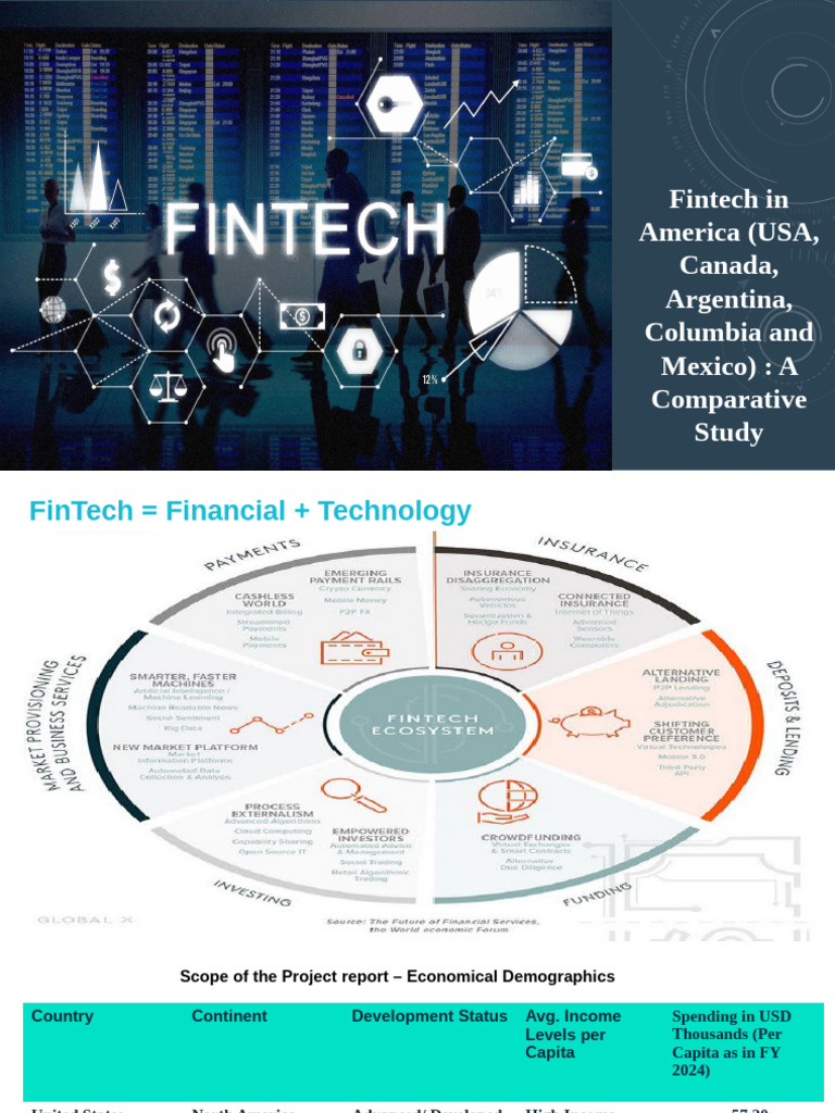 Fintech in America - Final Ppt. - Project Review | PDF | Business | Money
