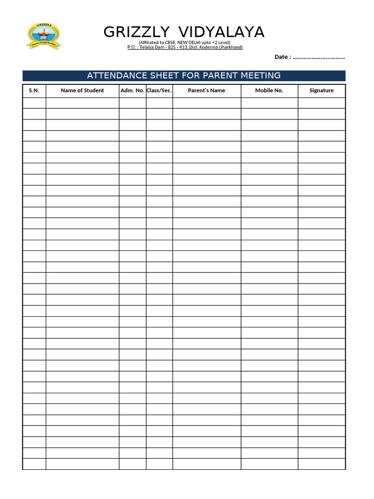 PTM Format For STD X | PDF