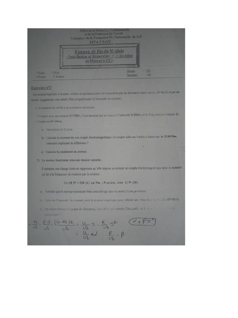 EFM Machine À C.C | PDF