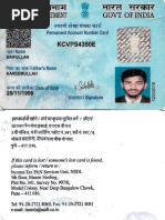 Pancard Back Side | PDF