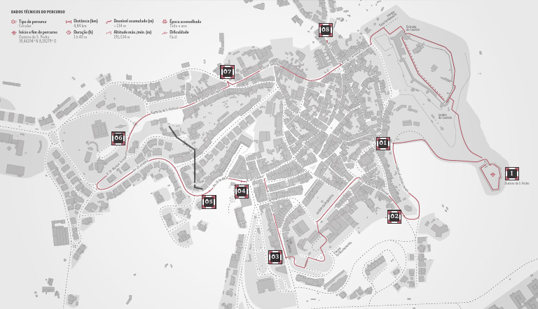 Roteiro Portas D - Abrantes - Mapa | PDF | Castelo | Ciência militar