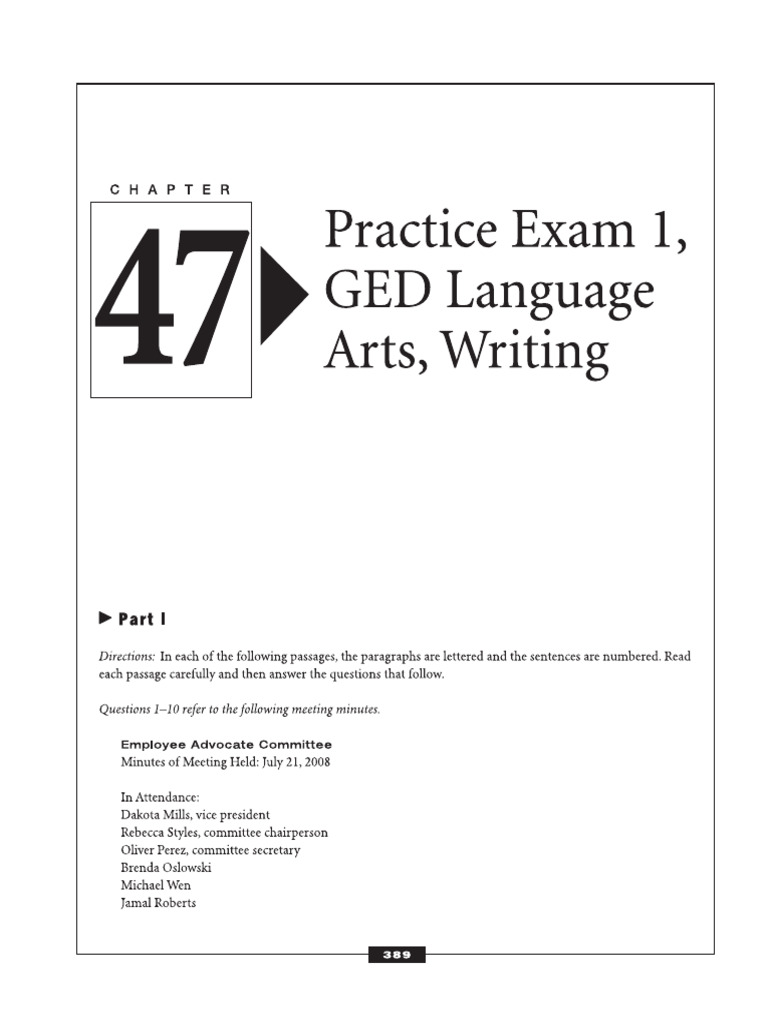 Learning Express Prep RLA (Test 1) | PDF