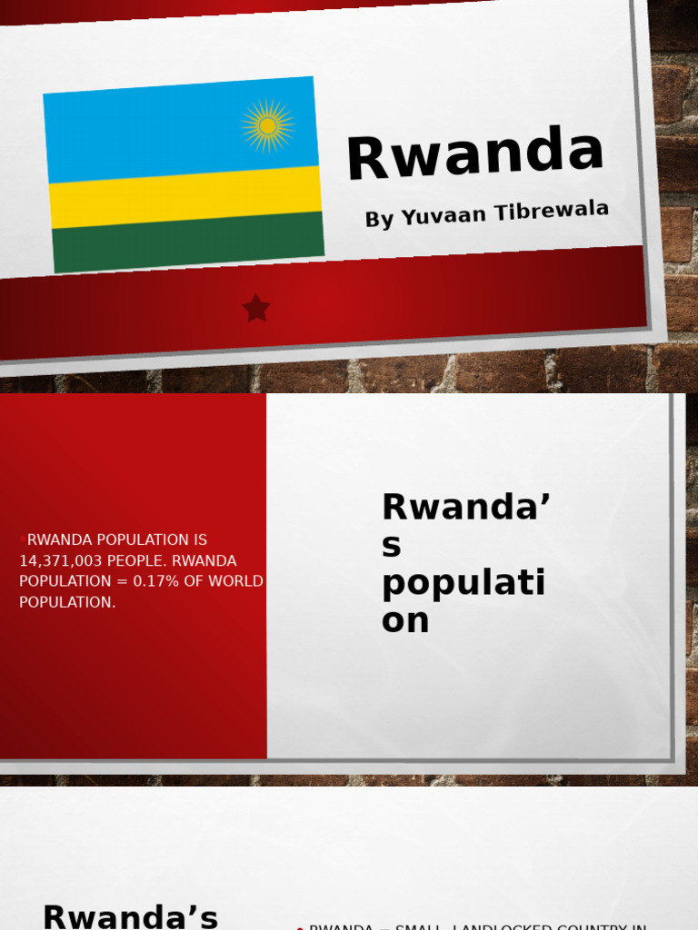 My Presentation on Rwanda | PDF