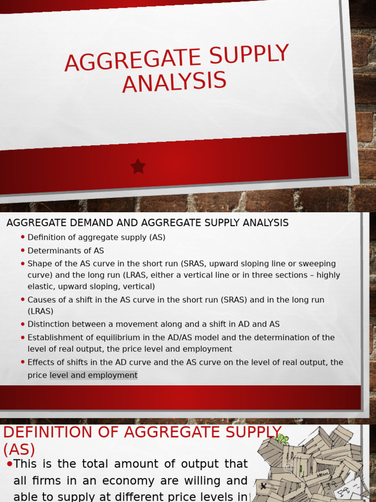 Aggregate Supply Analysis | PDF | Supply (Economics) | Economic Equilibrium