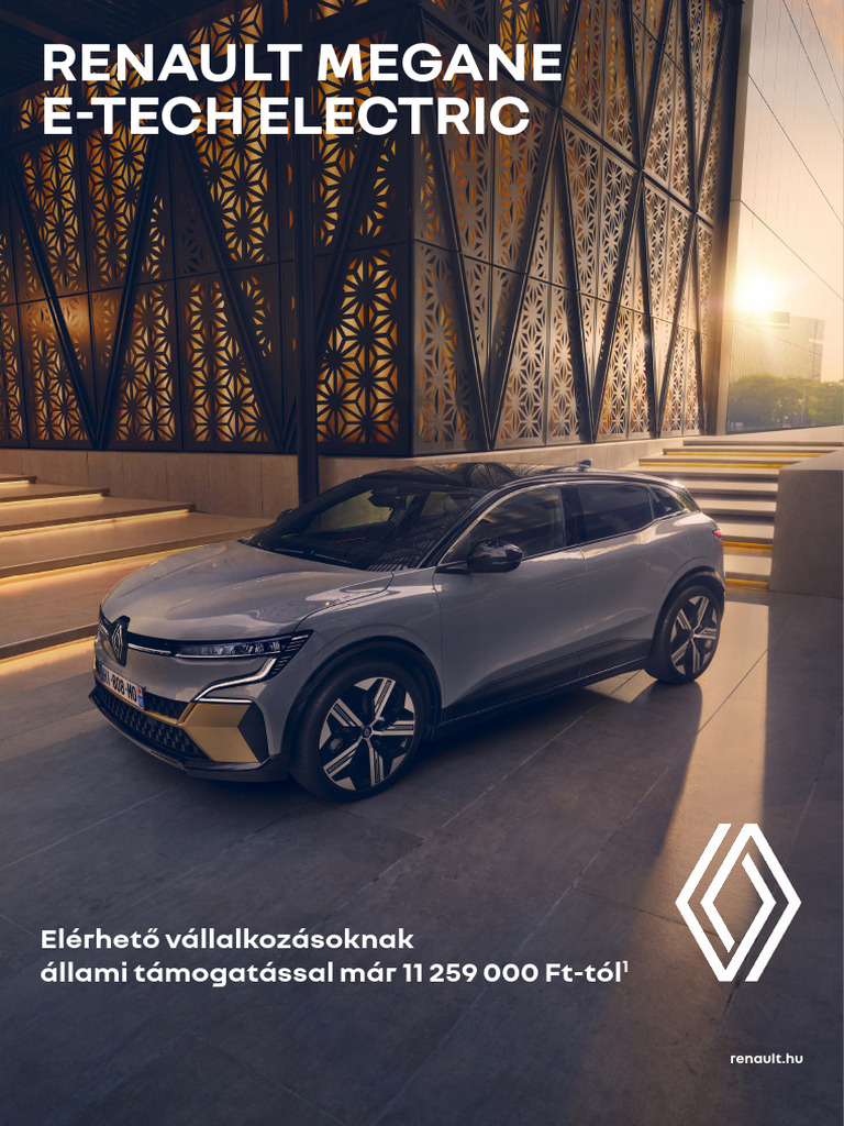 Fabelhafte Renault Megane Etech Leasing Privat Bild