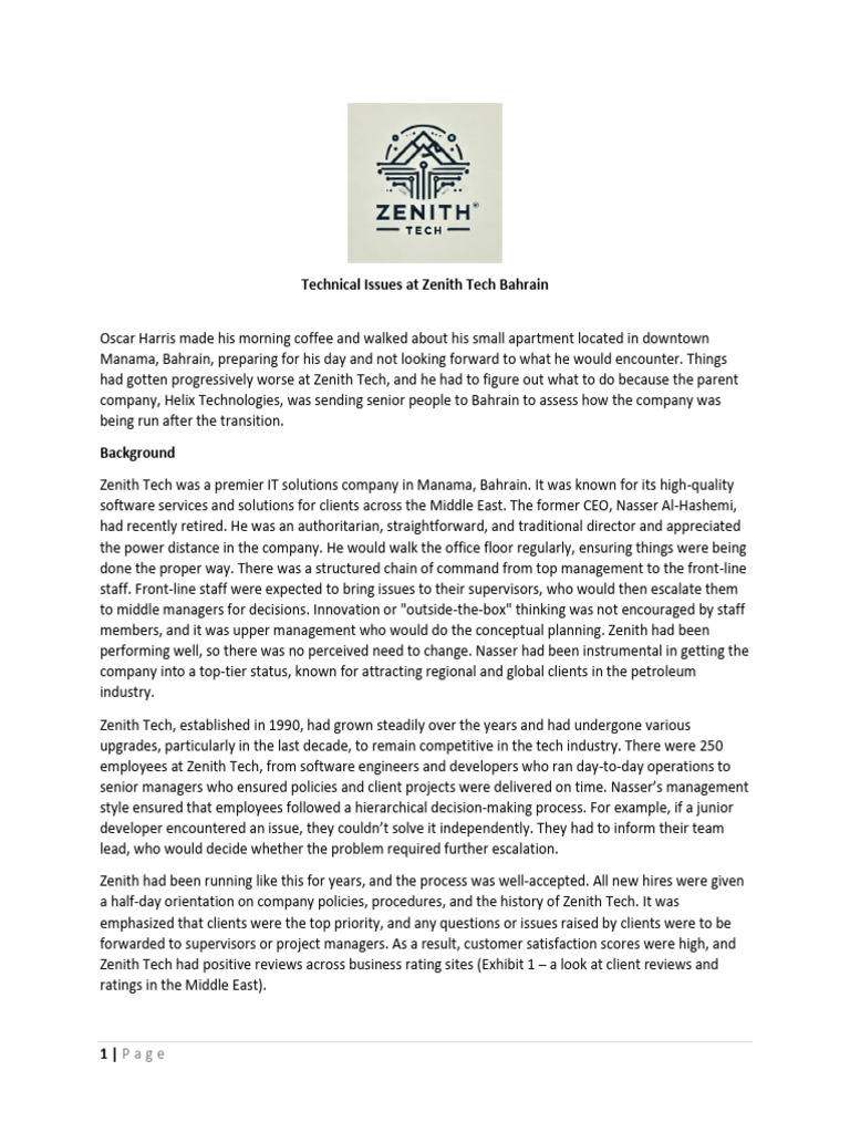 Zenith Tech | PDF | Gulf Cooperation Council