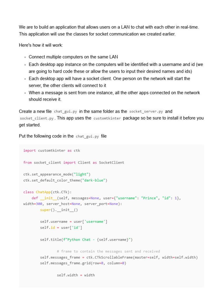 Real-Time Desktop Chat App | PDF | Application Software | User (Computing)