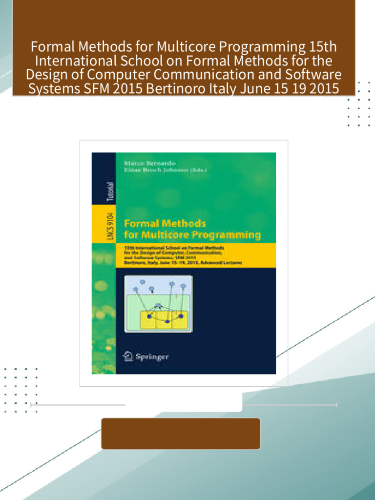 Download Full Formal Methods For Multicore Programming 15th International School On Formal