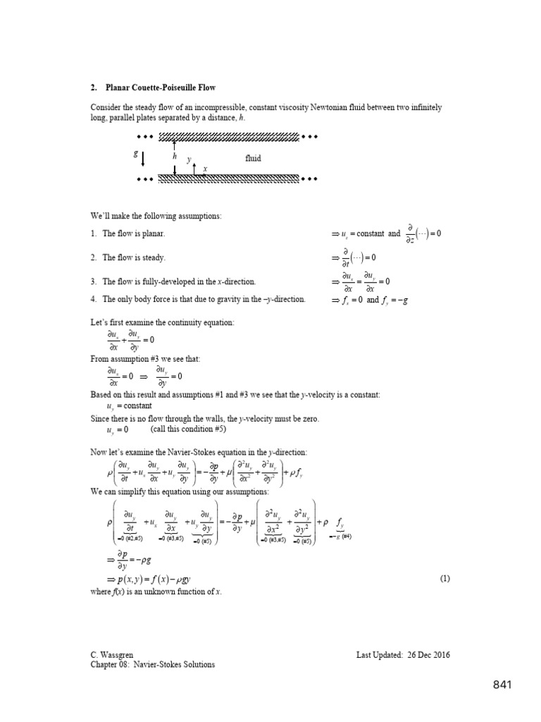 NS_Equations_Example_01 | PDF | Equations | Continuum Mechanics