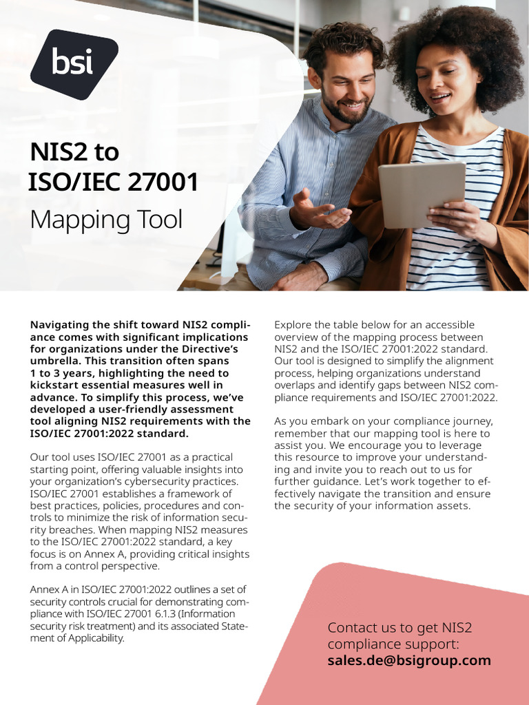 Bsi Ce Nis2 Mapping Tool de de en | PDF | Information Security | Security
