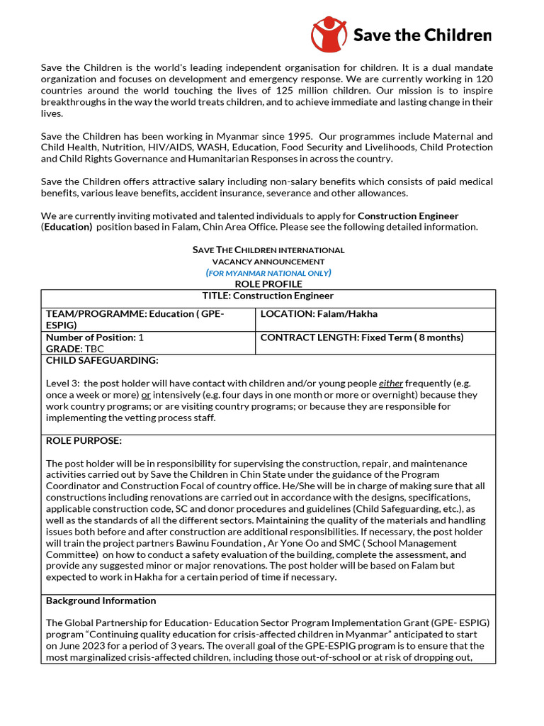 Construction Engineer VA 28-Nov-2023 1 | PDF