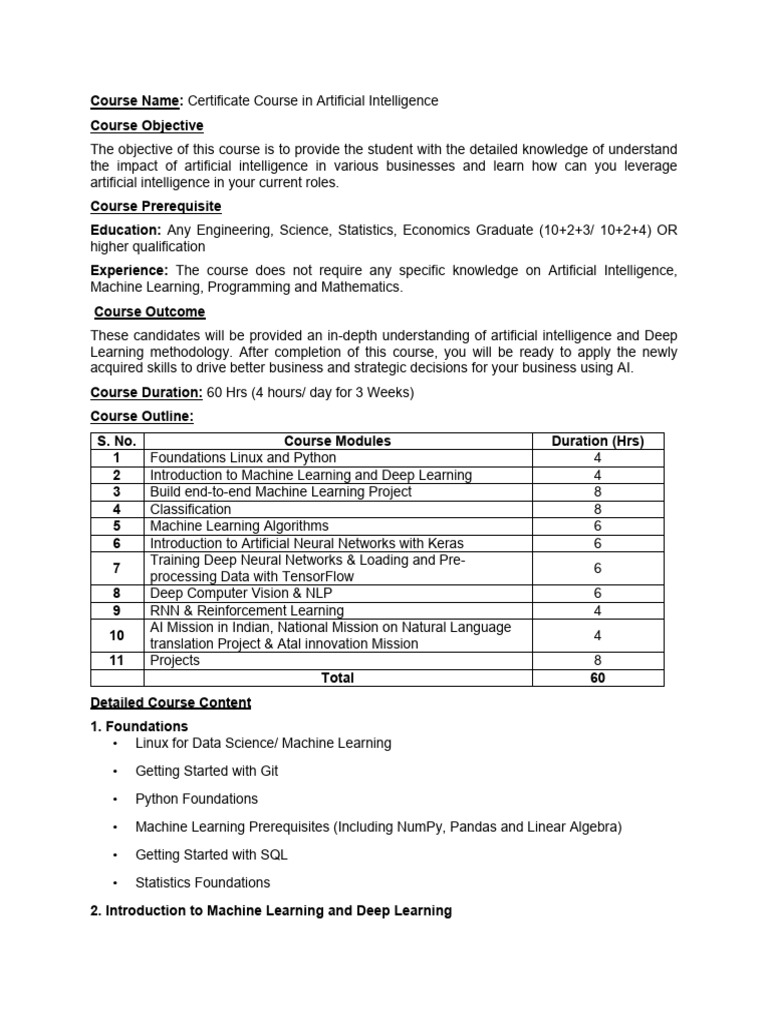 CCAI Content | PDF | Machine Learning | Artificial Neural Network