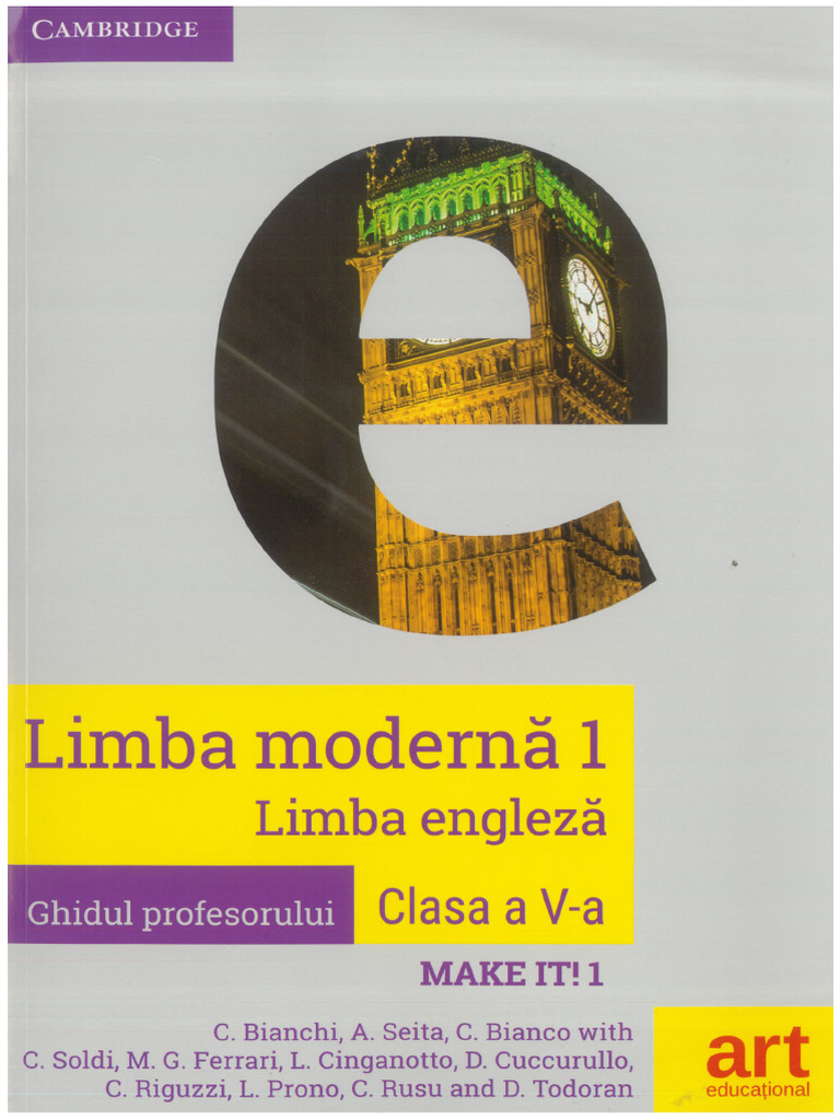 Teacher S Book 5th Grade English Art | PDF