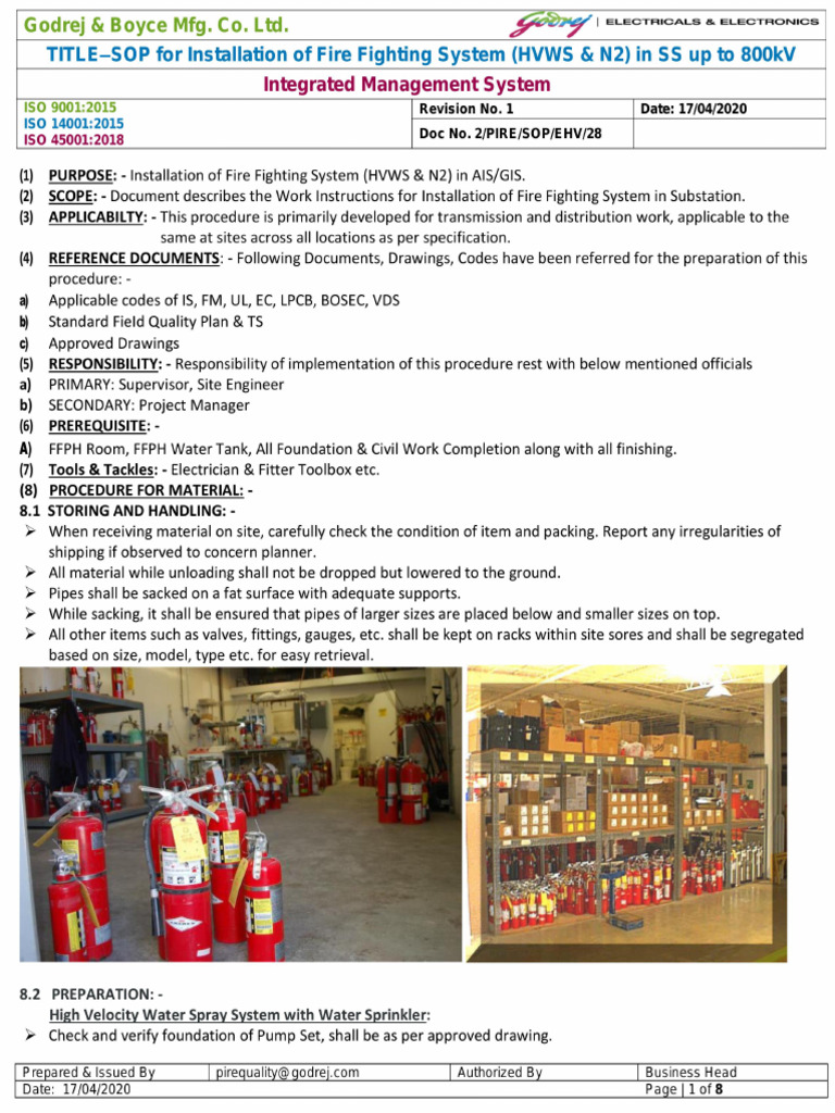 28.Sop for Hvws & n2 Ffs | PDF