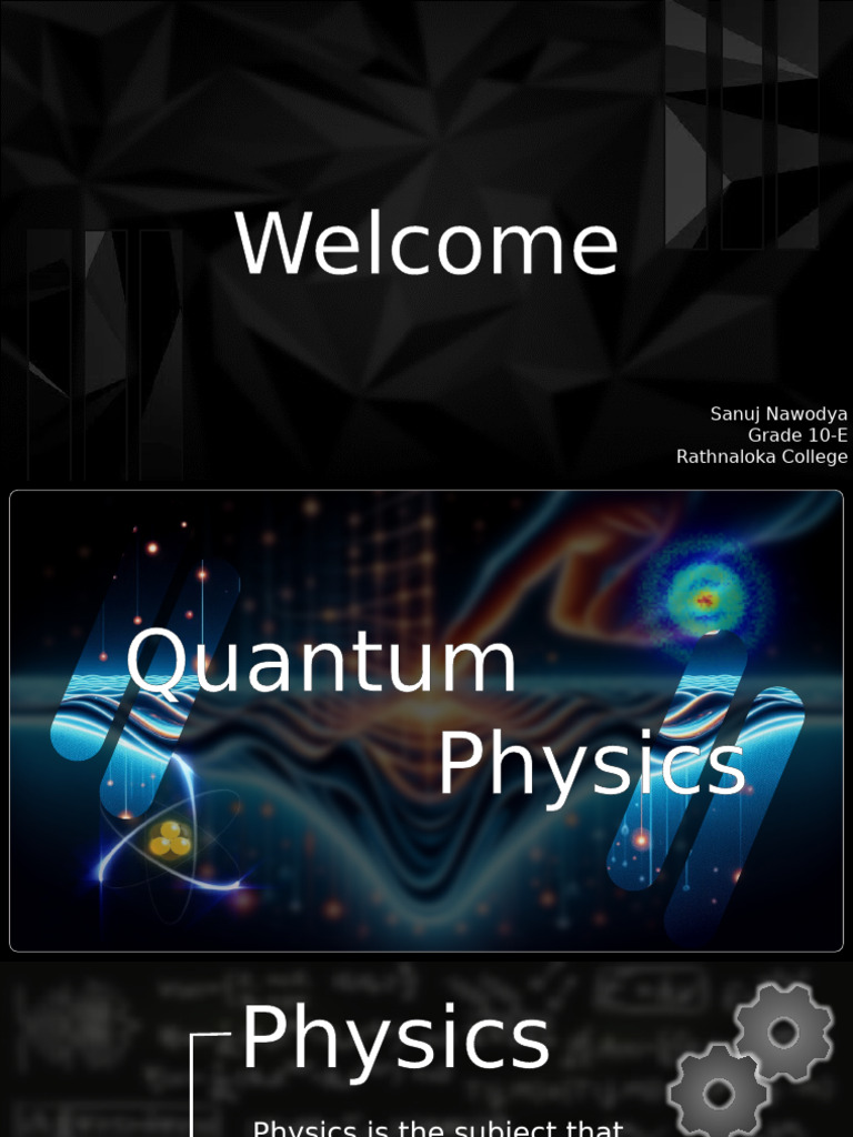 Quantum Physics | PDF | Quantum Mechanics | Quantum