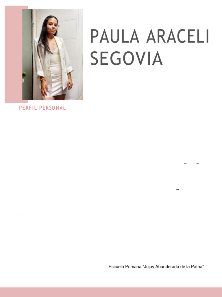CV - Segovia, Paula Araceli. | PDF