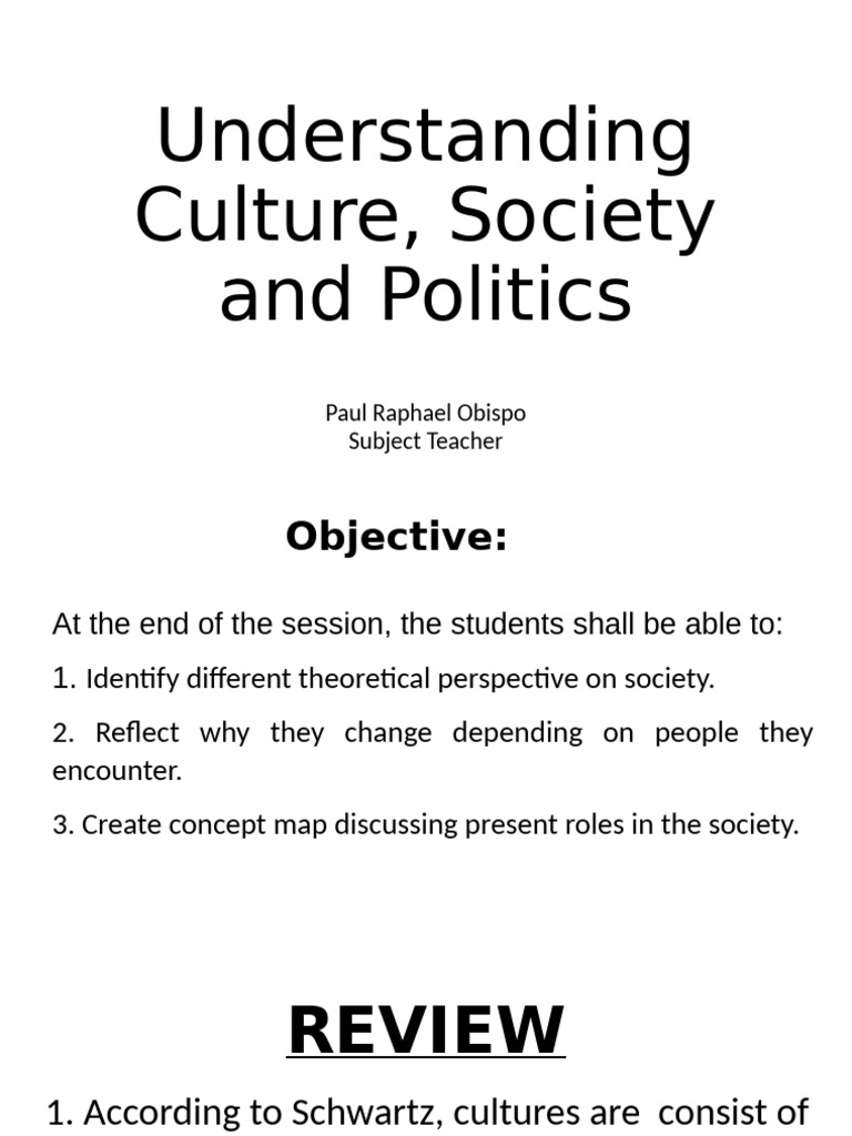 Theoretical Perspective of Society | PDF | Society | Sociology