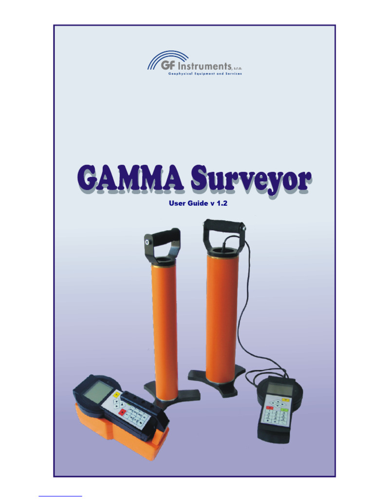 gamma_surveyor | PDF | Gamma Ray | Surveying