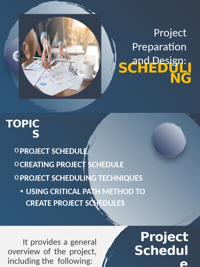 Program Preparation and Design - Scheduling | PDF | Computing