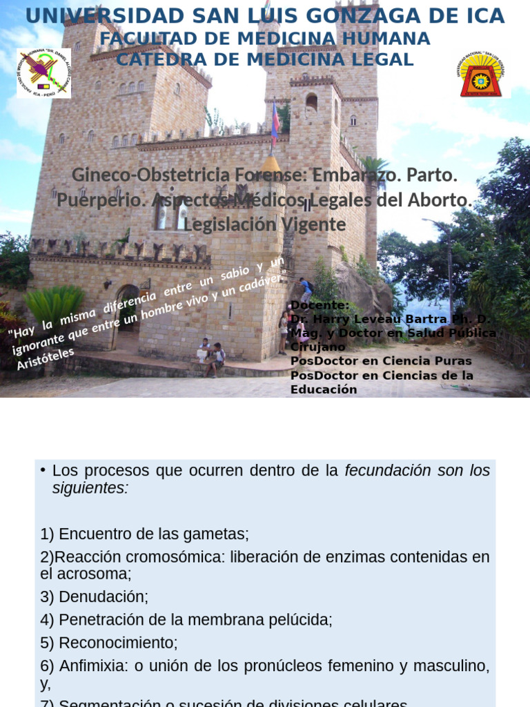 Sexología Gineco-Obst. Forence | PDF | El embarazo | Aborto