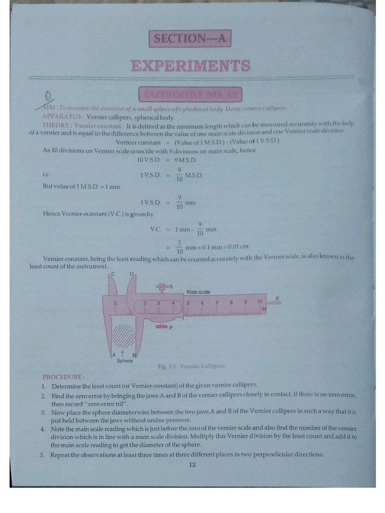 Physics Practical | PDF