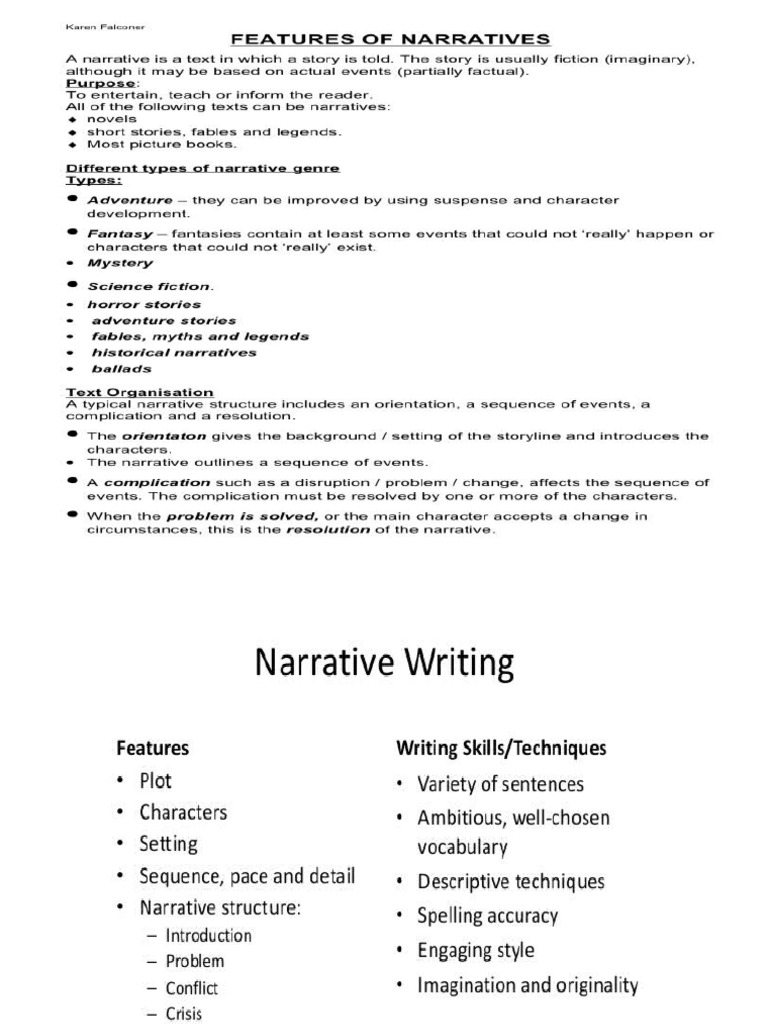 Narrative Writing | PDF