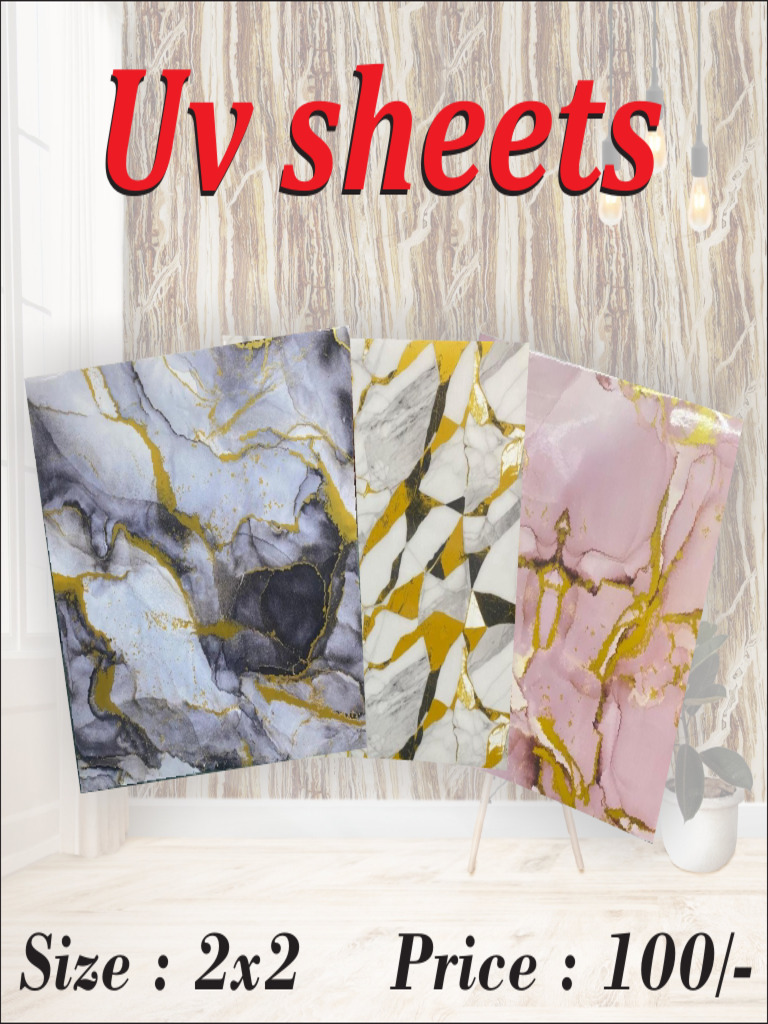 CW Uv Sheets With Price | PDF