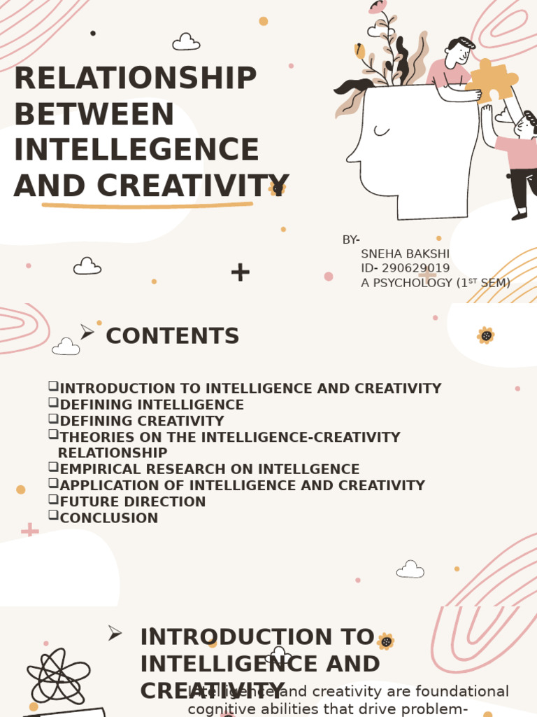 Intelligence and Creativity | PDF | Creativity | Intelligence