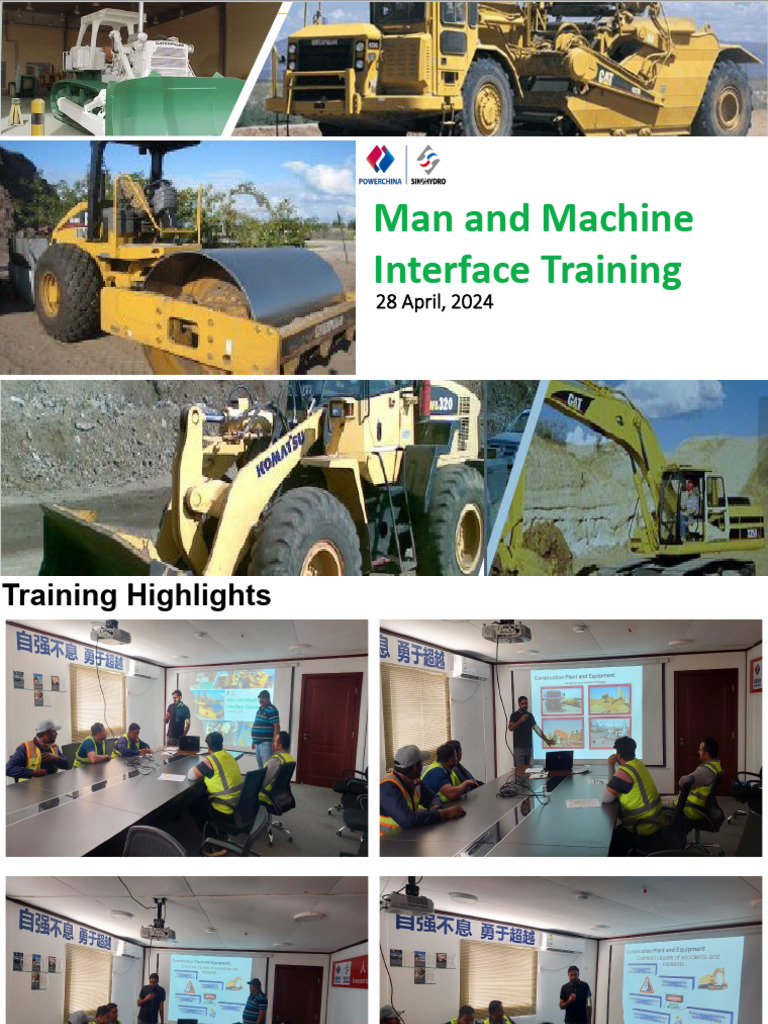 Man and Machine Interface Safety Training | PDF | Tire | Traffic