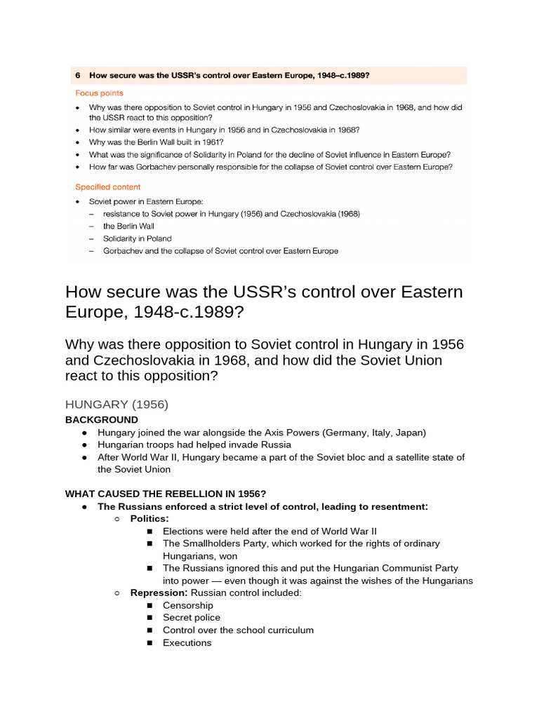 Collapse of The Soviet Union - IG Boards | PDF | Soviet Union | World ...