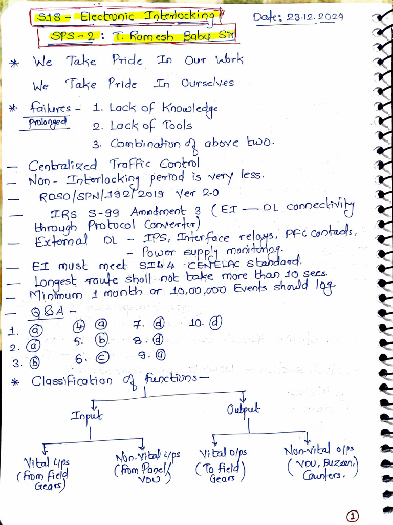 Electronic Interlocking | PDF