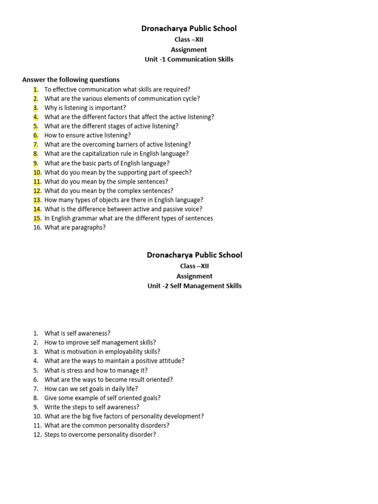 CLASS XII (Unit-1,2,3) | PDF | Spreadsheet | Worksheet