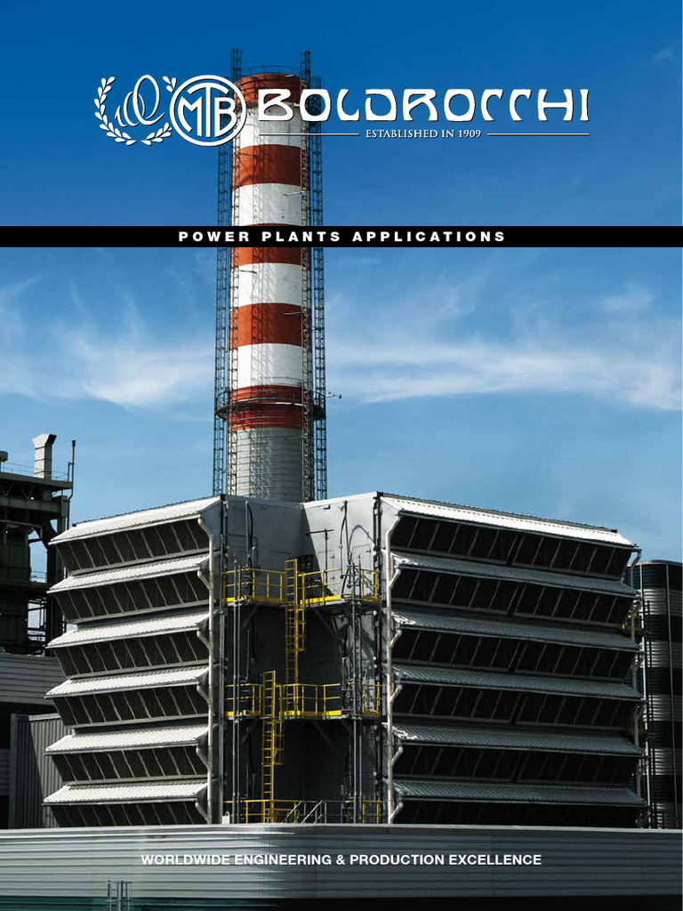 Boldrocchi Power Plants Applications | PDF | Chimney | Power Station