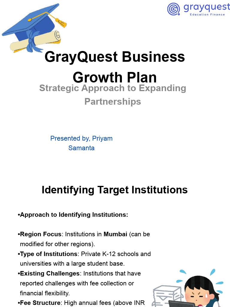 GrayQuest School EMI Solutions Plan | PDF | Marketing | Business Economics