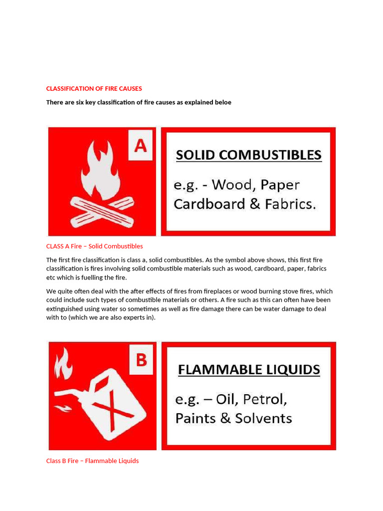 Understanding Fire Cause Classifications | PDF | Fires | Energy Technology