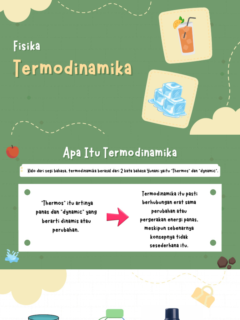 Dasar-dasar Termodinamika | PDF