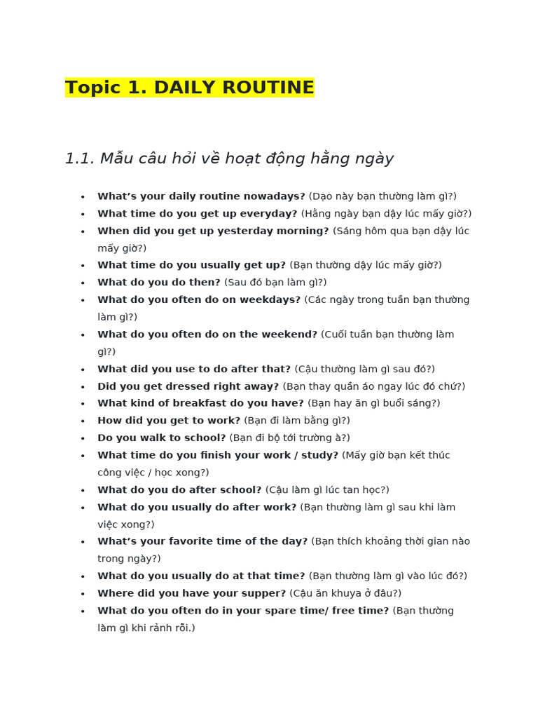 Hoc Giao Tiep A1 | PDF