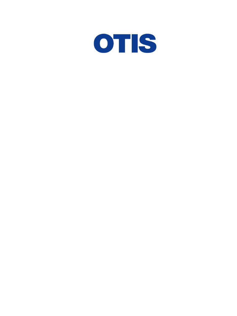 OTIS Elevator Instruction Manual | PDF | Elevator | Manufactured Goods