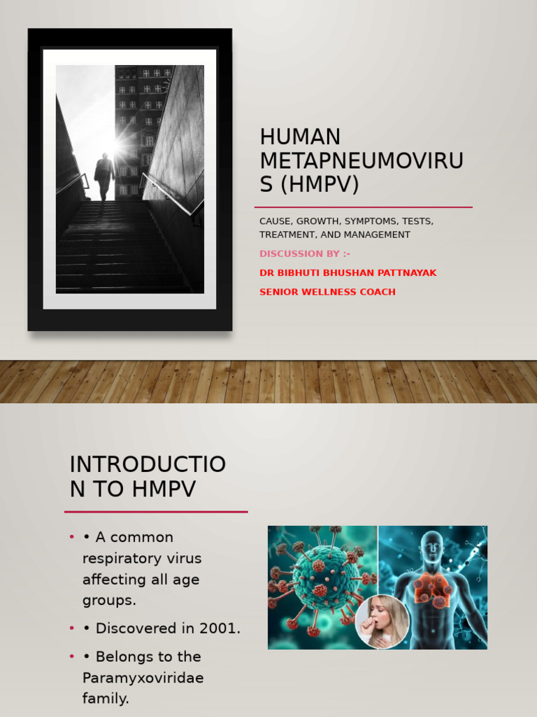 HMPV Presentation by DR Bibhuti Bhushan Pattnayak | PDF | Animal ...