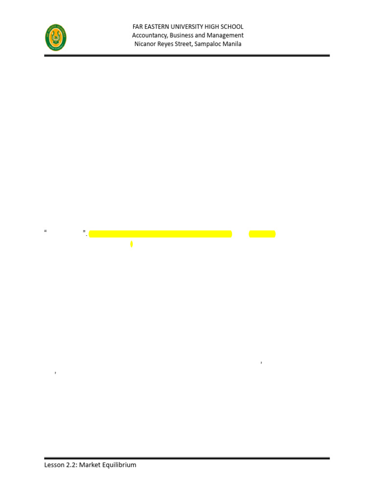 Applied Economics Reviewer | PDF | Economic Equilibrium | Economic Surplus