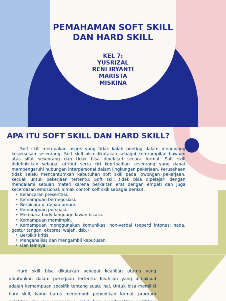 Pemahaman Soft Skill Dan Hard Skill | PDF