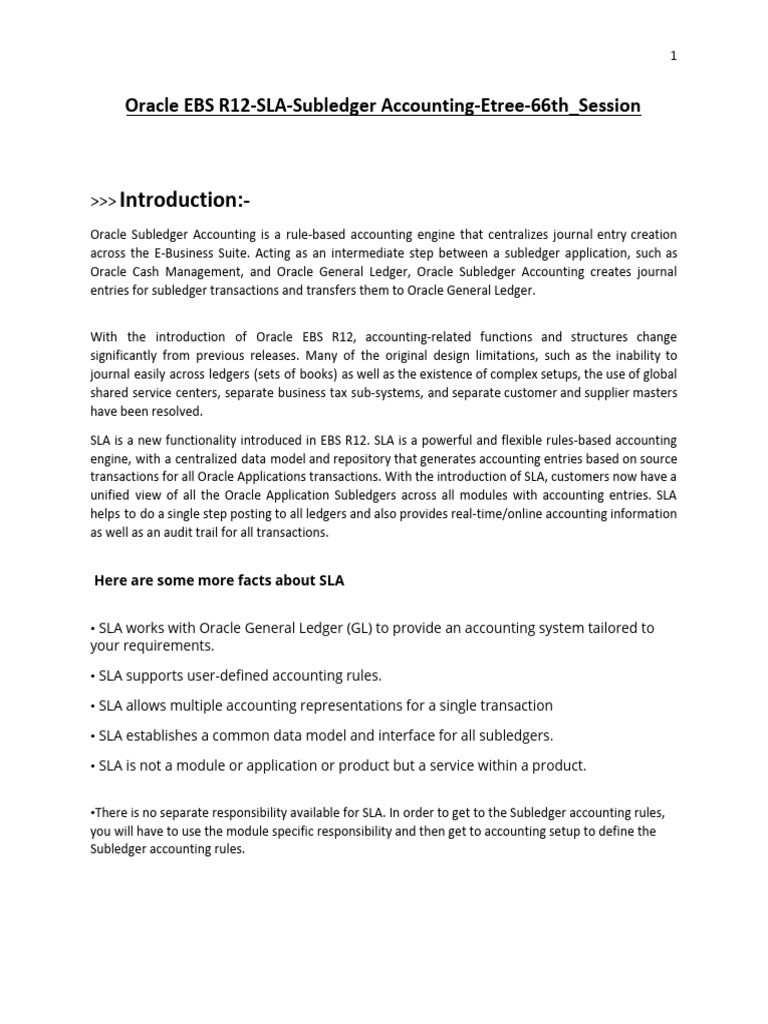 3 SLAM - 66 - Oracle - Etree | PDF | Debits And Credits | Software ...